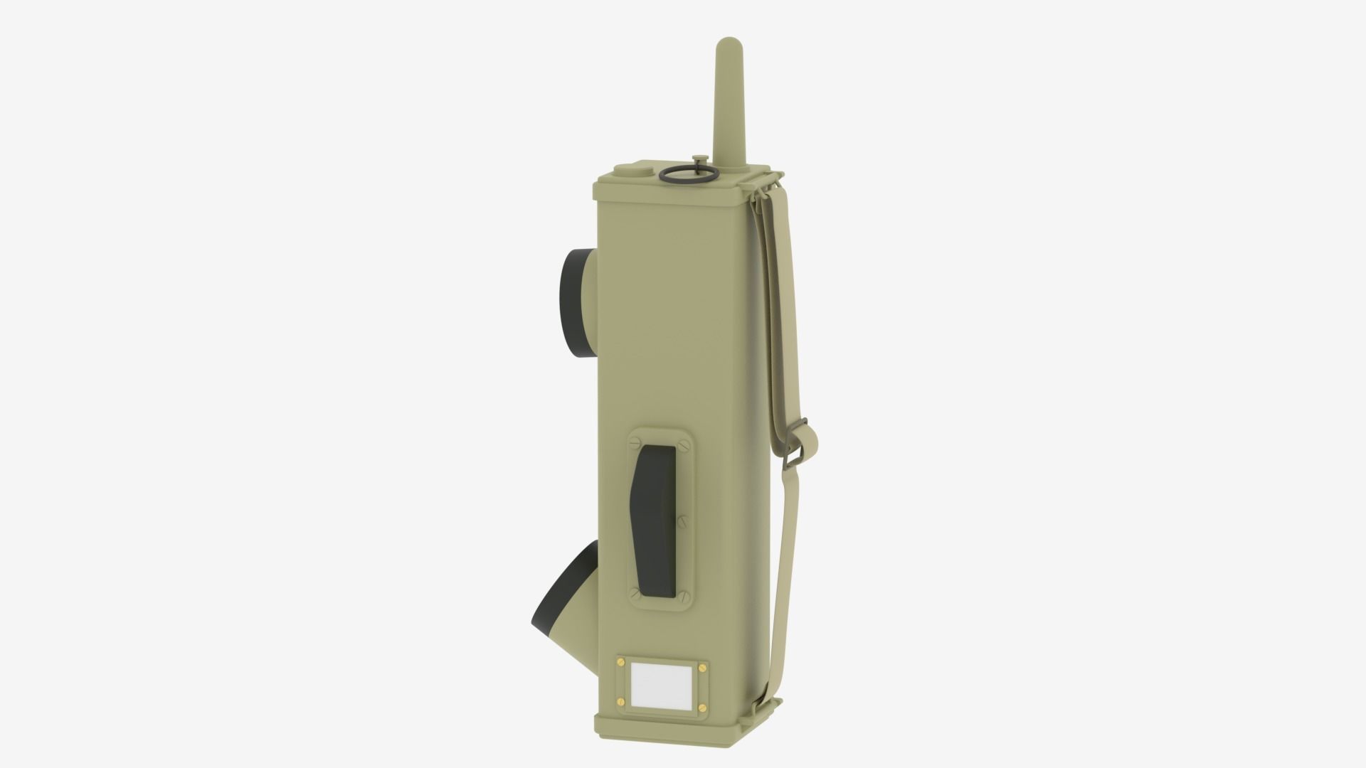 WWII Handheld Radio SCR-536 Radio Transceiver 3D model | CGTrader