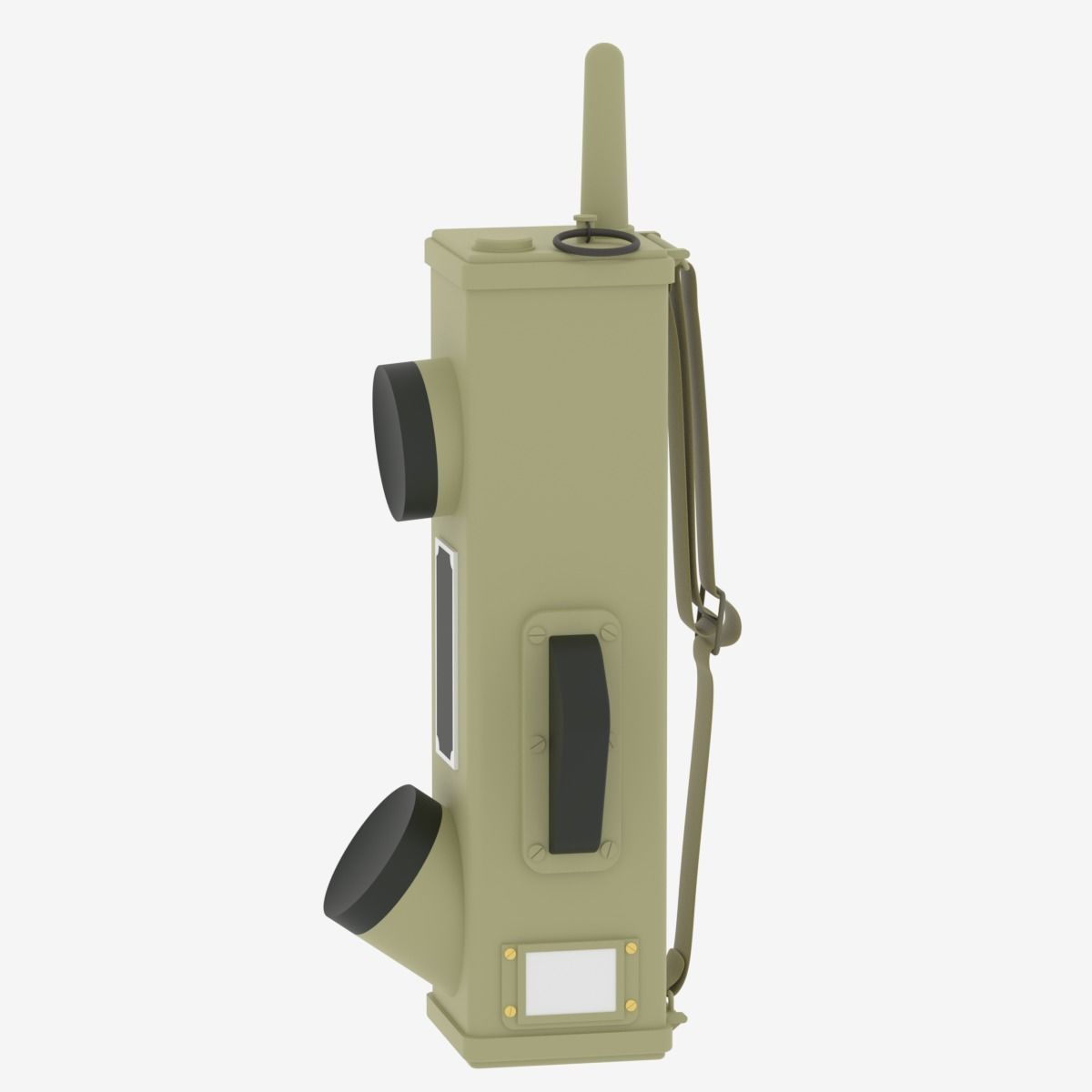 WWII Handheld Radio SCR-536 Radio Transceiver 3D model | CGTrader