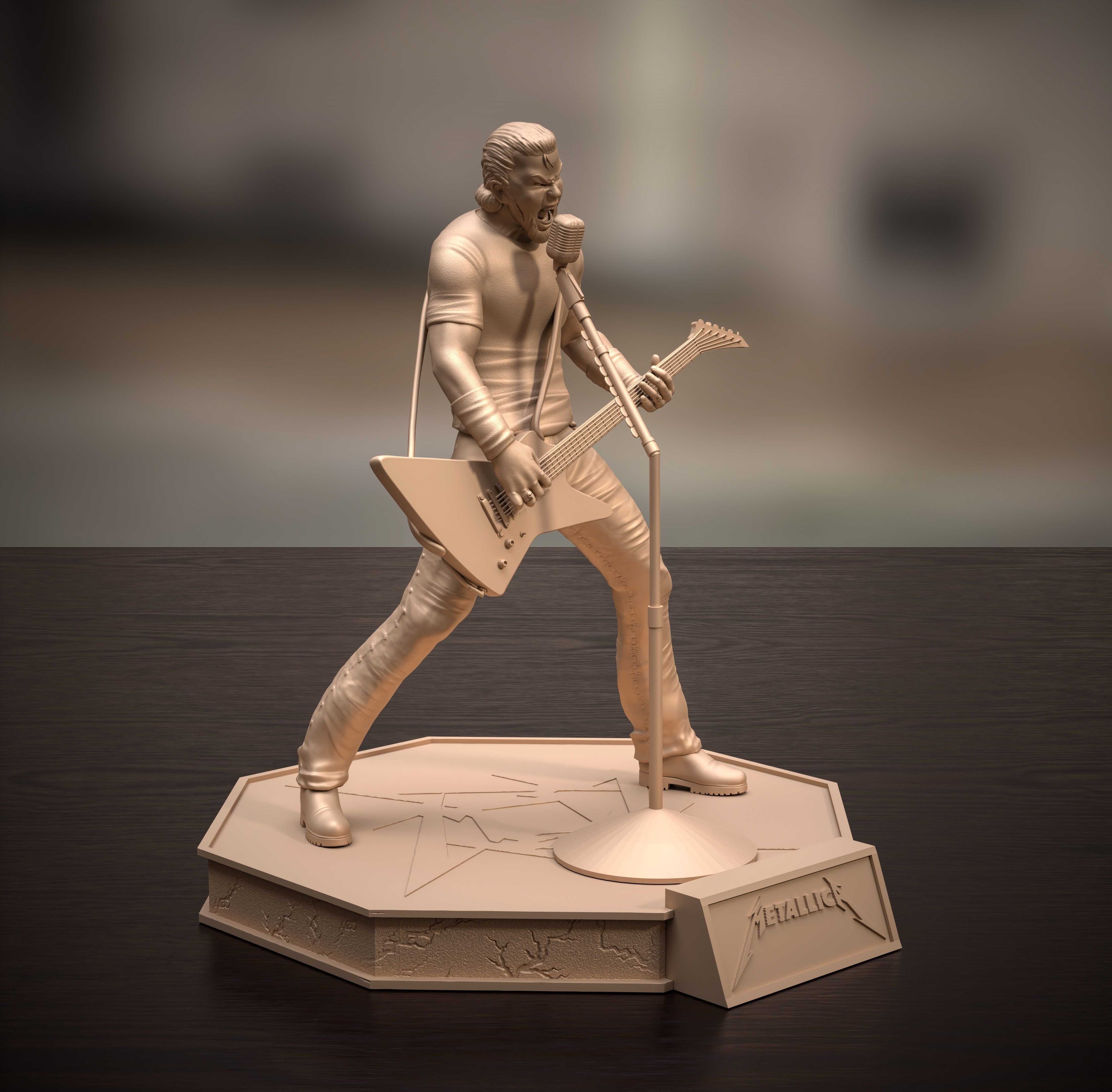 METALLICA - JAMES HETFIELD 3D model 3D printable | CGTrader