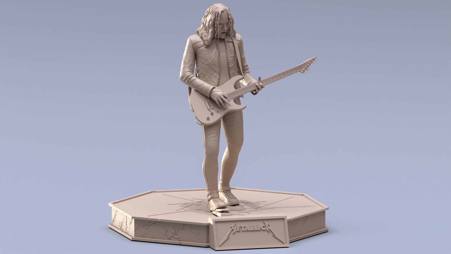 METALLICA - KIRK HAMMETT 3D model 3D printable | CGTrader