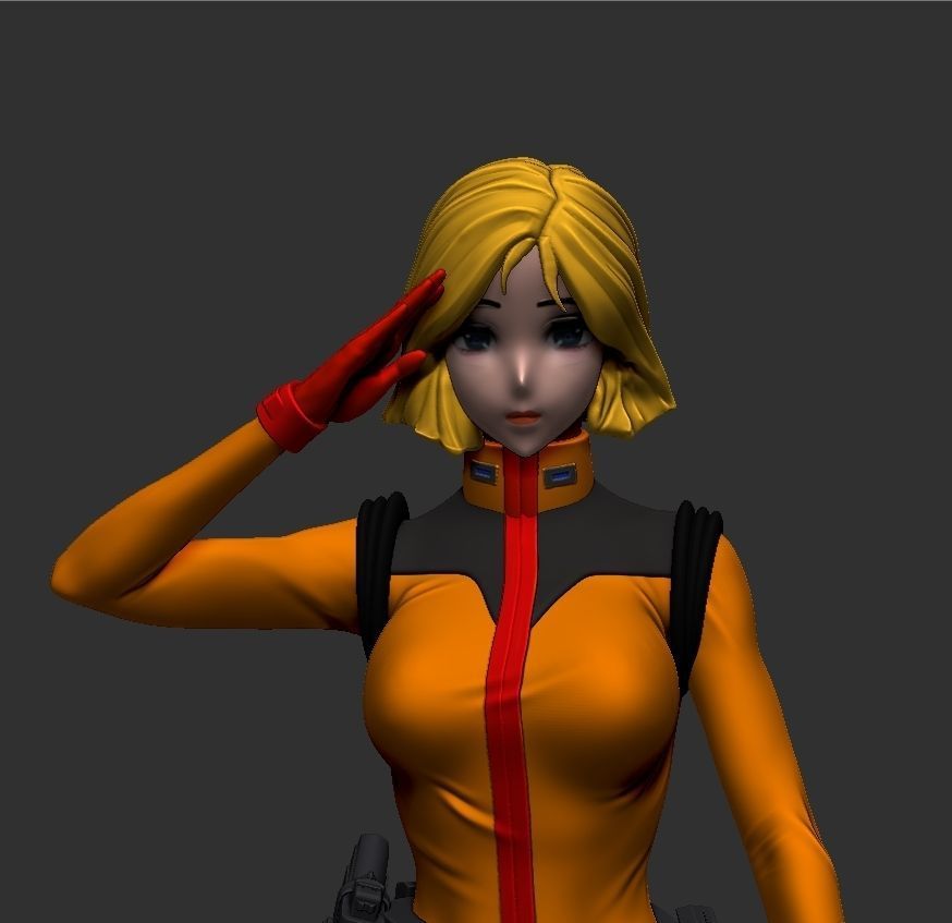 AMURO RAY Sayla Mass 3D model 3D printable | CGTrader