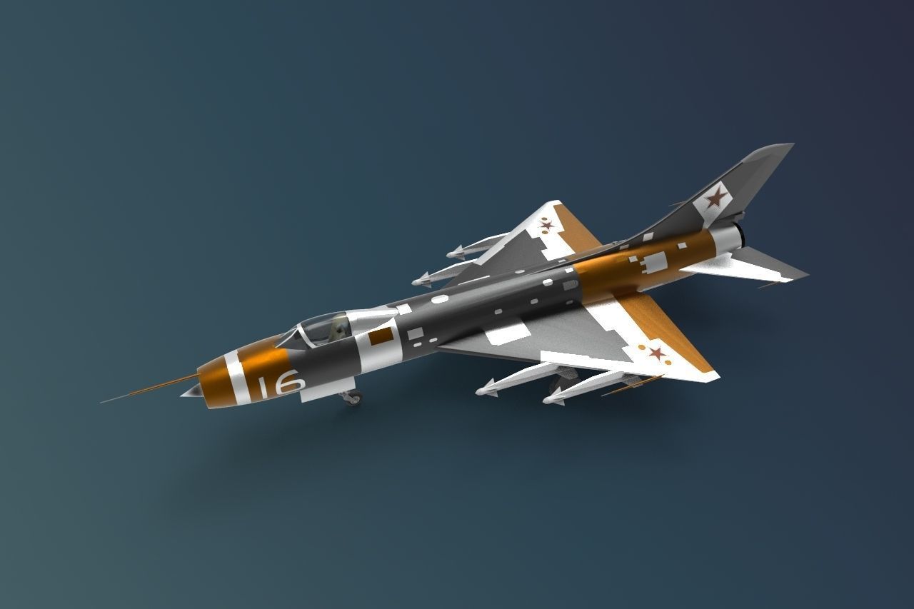 3D model Sukhoi Su-9 VR / AR / low-poly | CGTrader