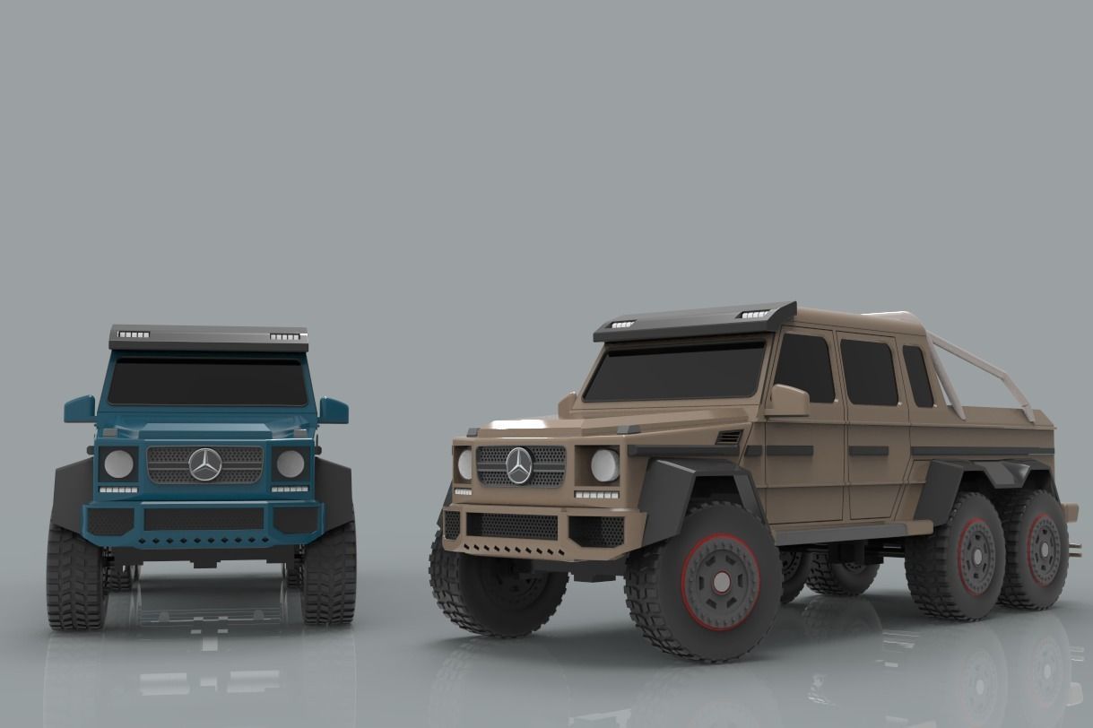 Mercedes Benz G63 3D model 3D printable | CGTrader