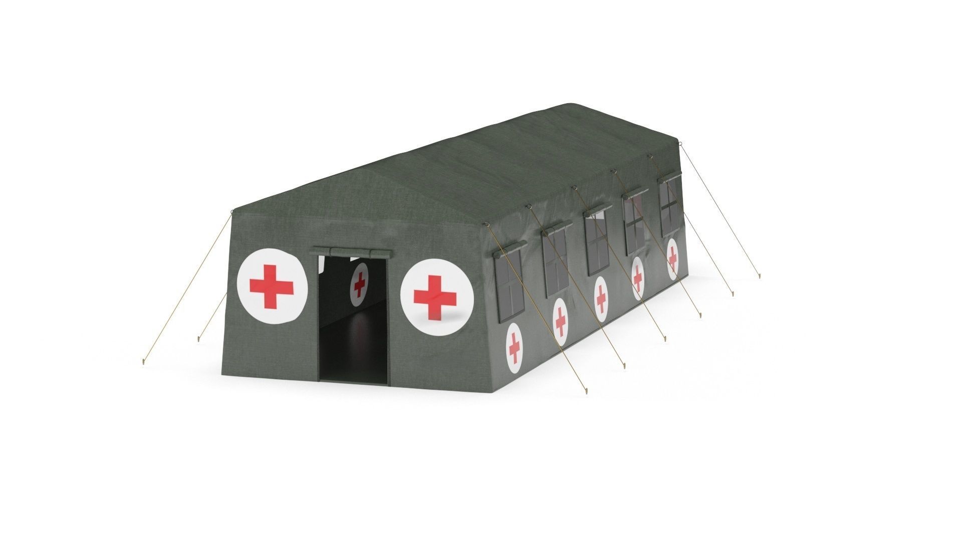 Military Medical Tent 3D model | CGTrader