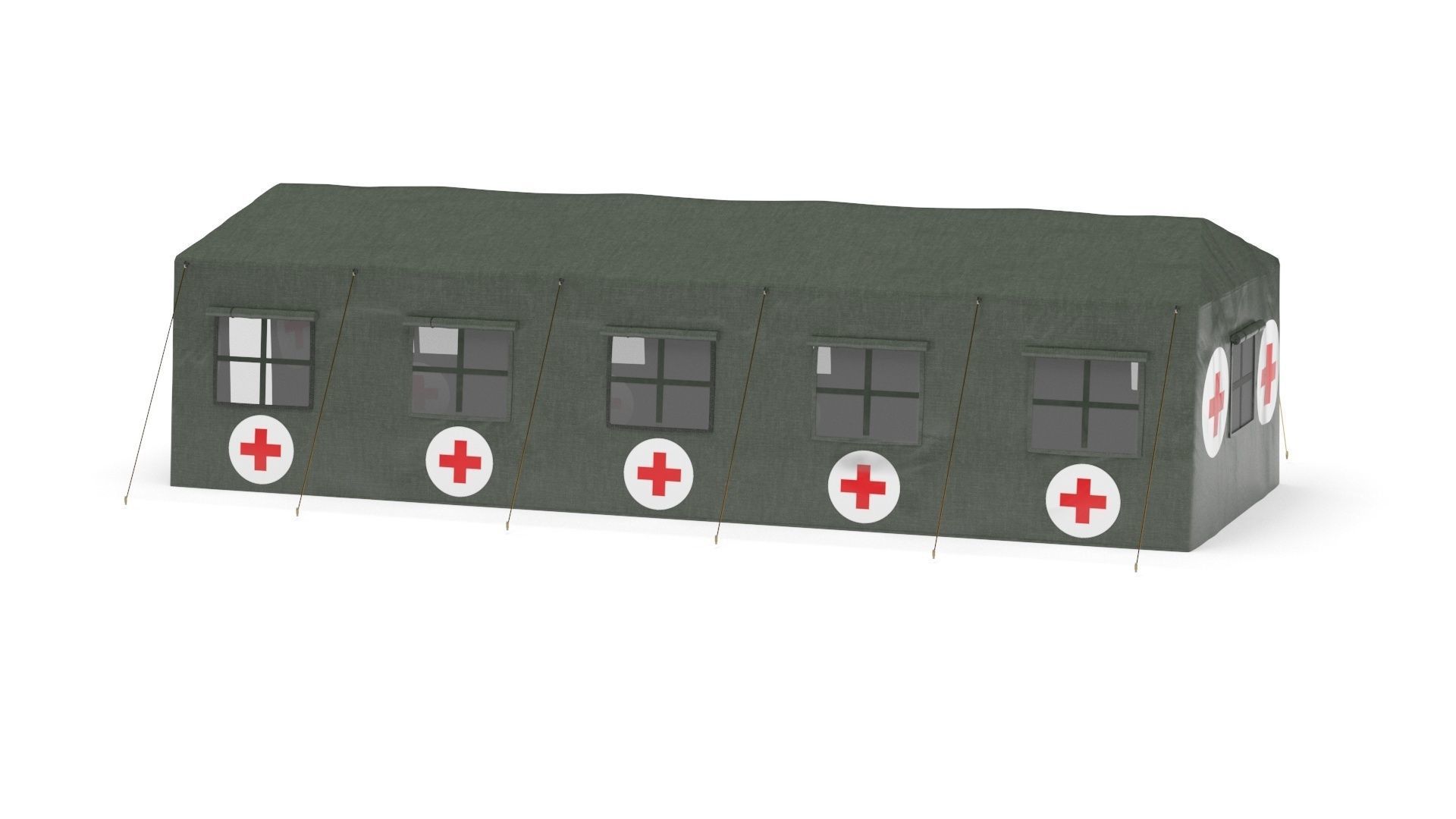 Military Medical Tent 3D model | CGTrader