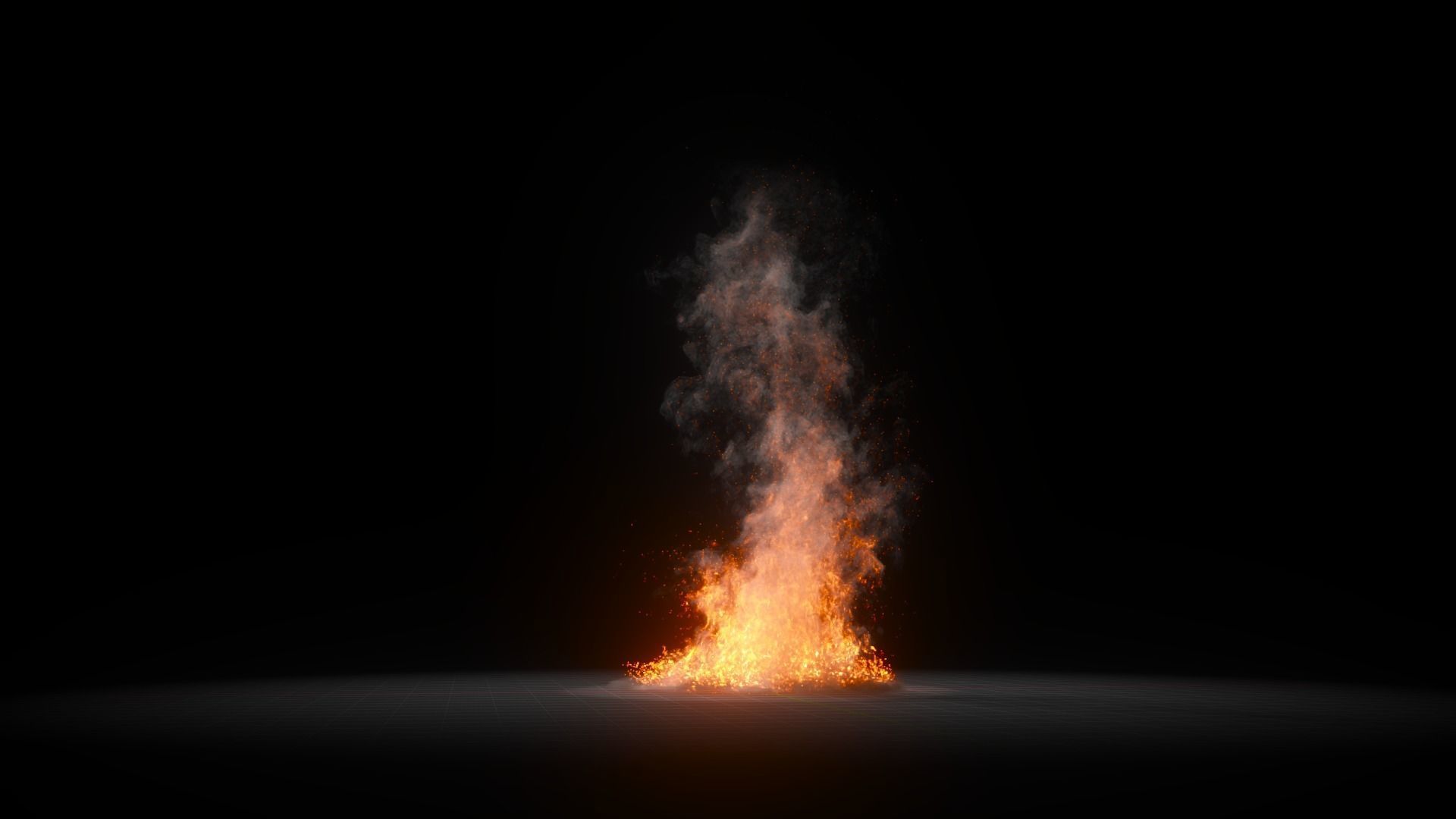 3D Fire Animation 3D model animated | CGTrader