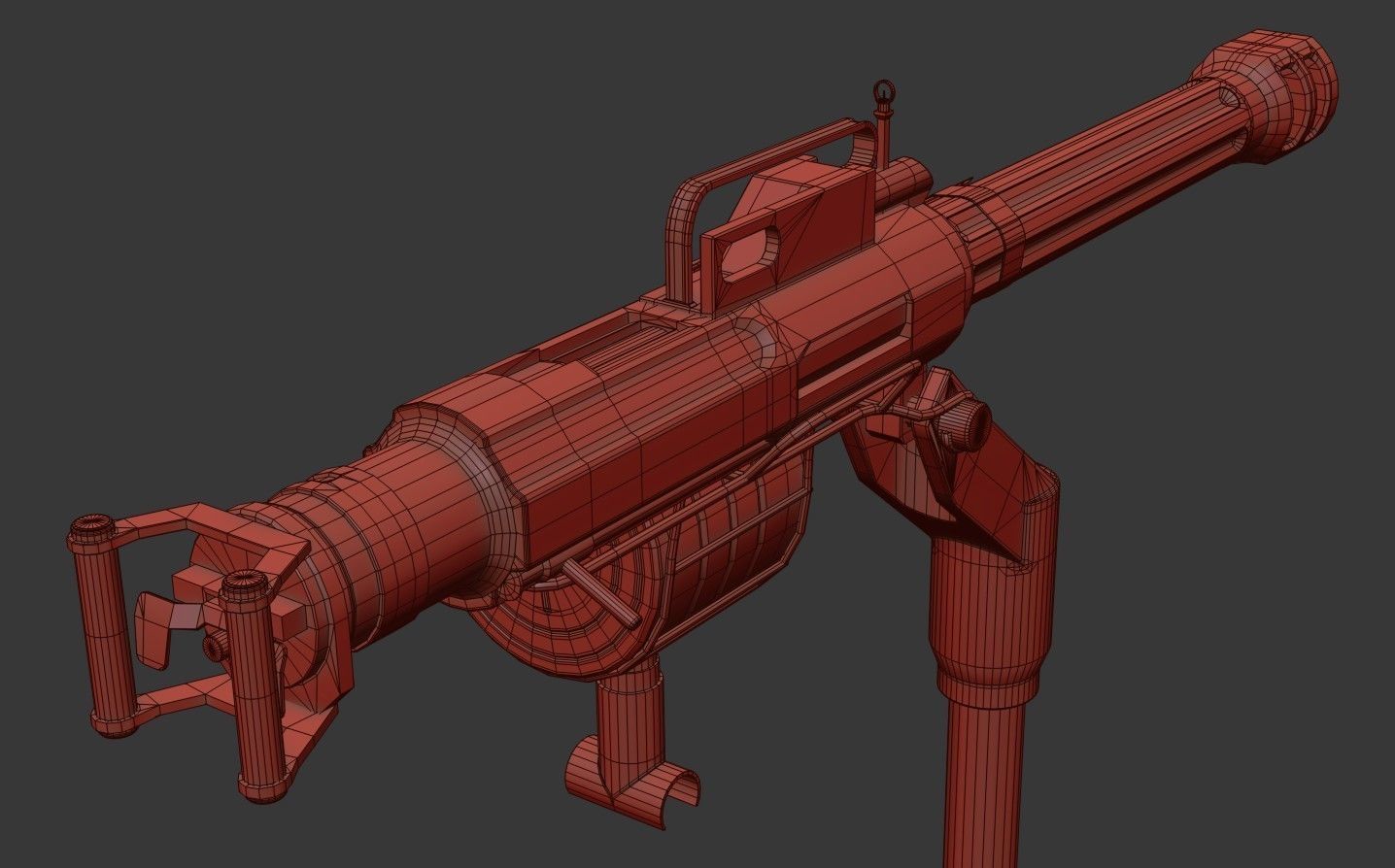 3D model QLZ-87 Grenade Launcher VR / AR / low-poly | CGTrader