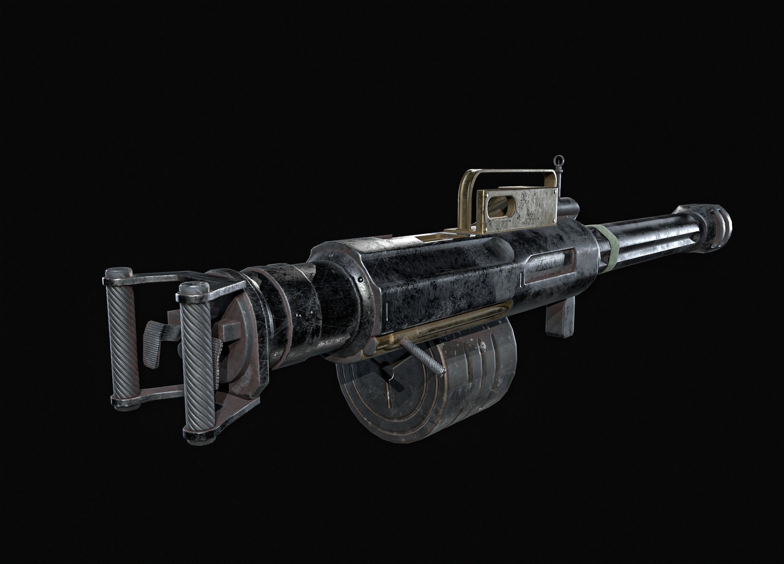 3D model QLZ-87 Grenade Launcher VR / AR / low-poly | CGTrader