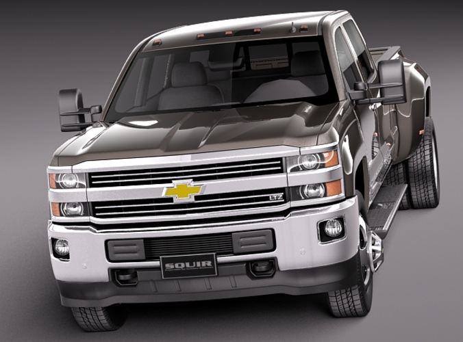 Chevrolet Silverado HD 2015 Long 3D model | CGTrader