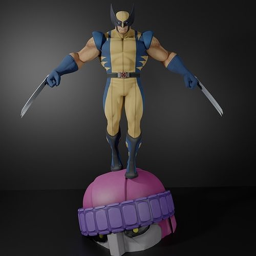 Wolverine 3D model 3D printable | CGTrader