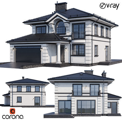 Modern house v74 3D model | CGTrader