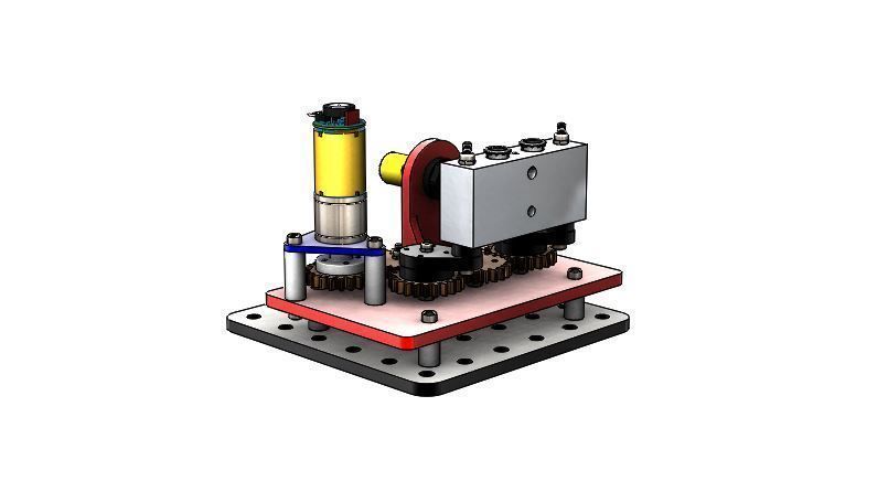Shaking Mechanism 3D model animated | CGTrader