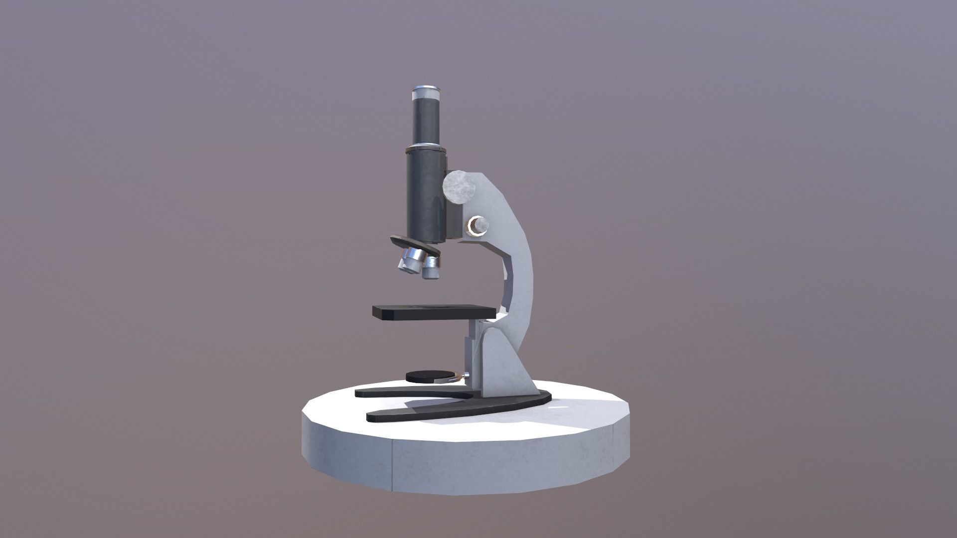 3D model Microscope VR / AR / low-poly | CGTrader