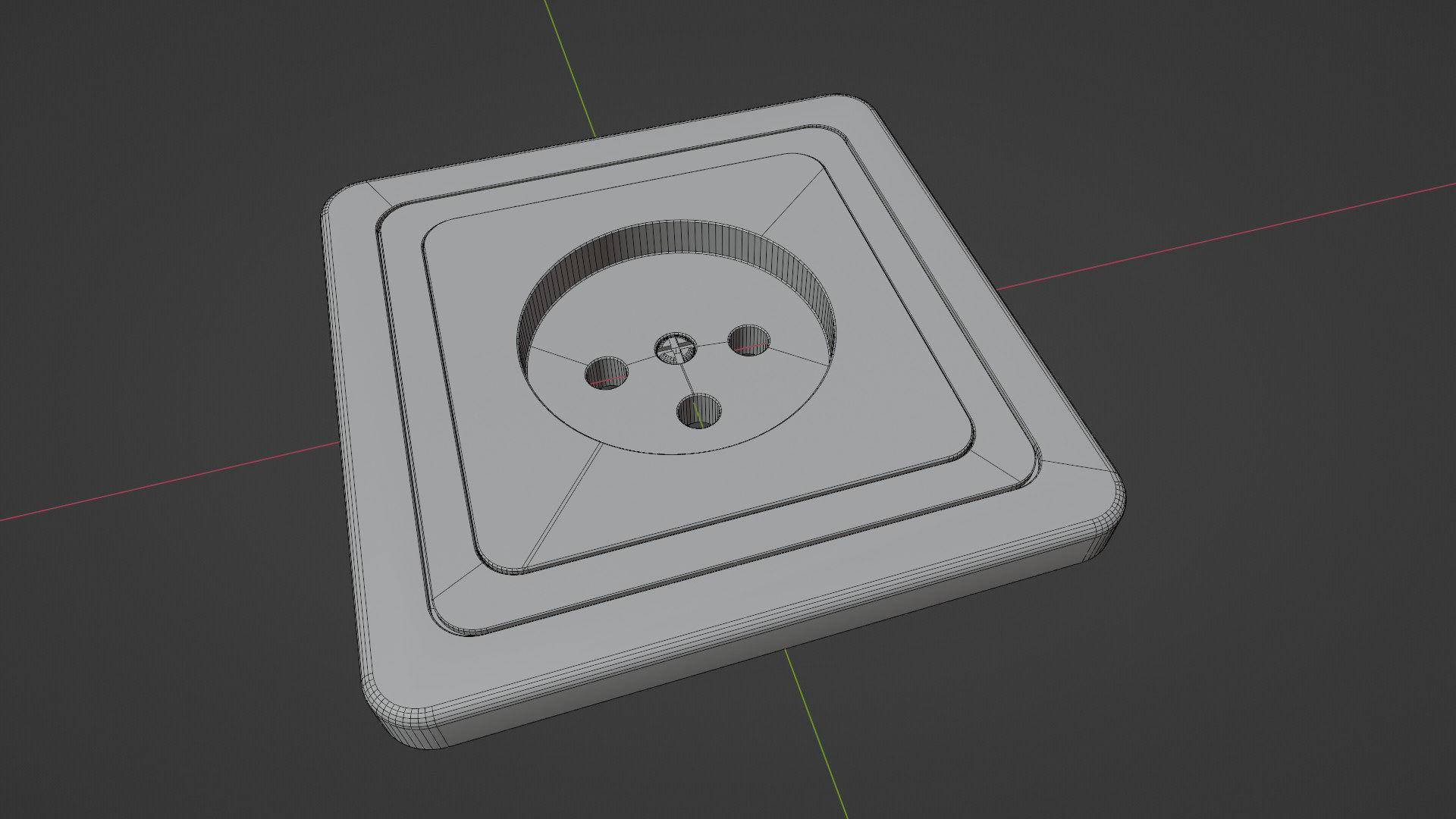 3D model Electrical outlet AC power socket 3d model VR / AR / low-poly | CGTrader