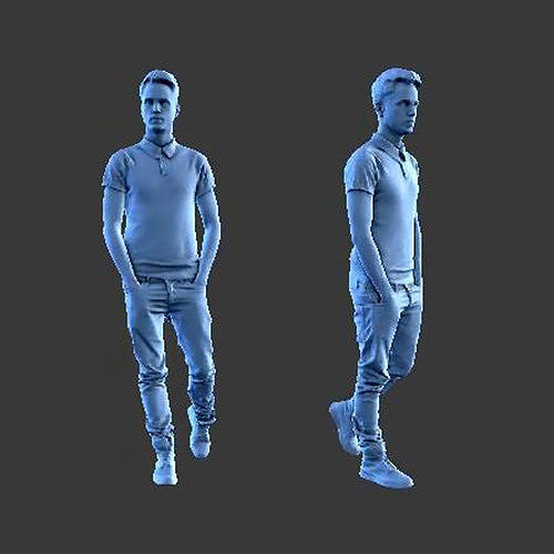 MAN A26 FIGURE DIORAMA free 3D model 3D printable | CGTrader