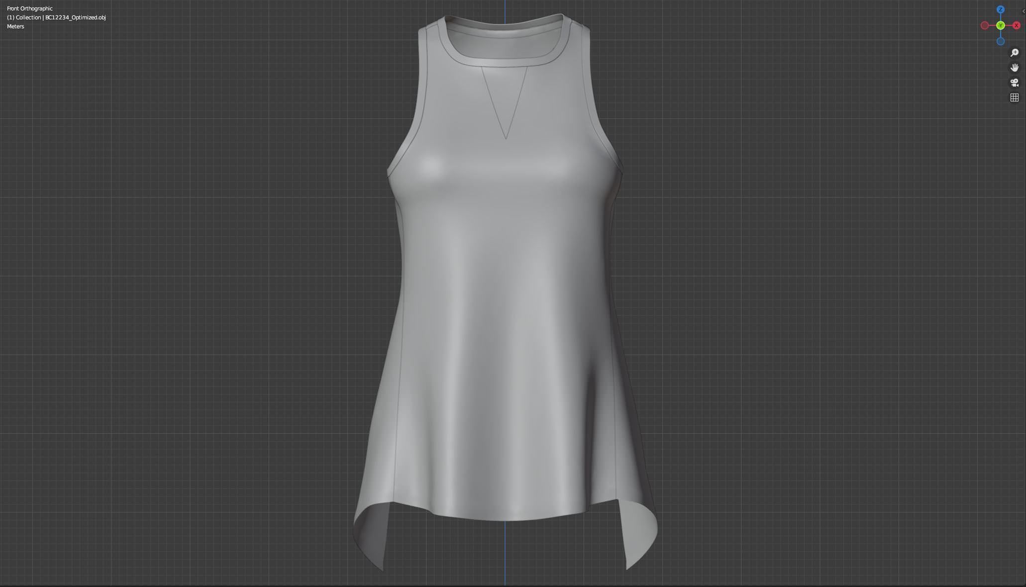 3D model Women Fashion Tanktop VR / AR / low-poly | CGTrader