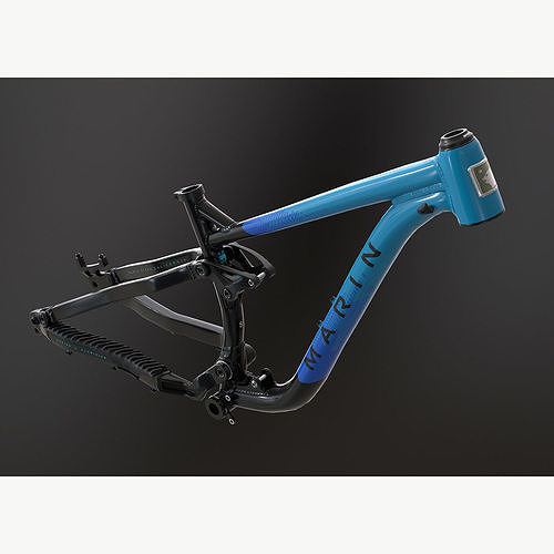 3D model MTB full suspension frame VR / AR / low-poly | CGTrader