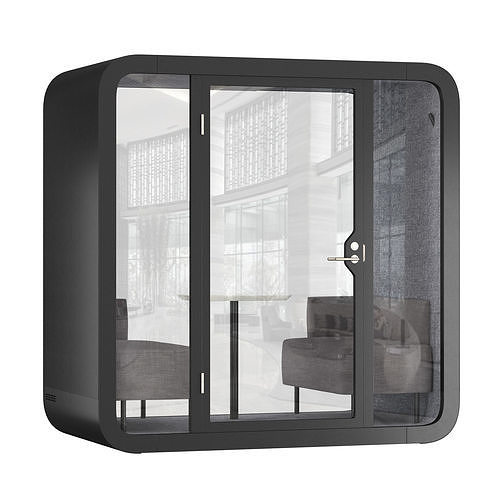 Framery Q A soundproof pod for meetings 3D model | CGTrader