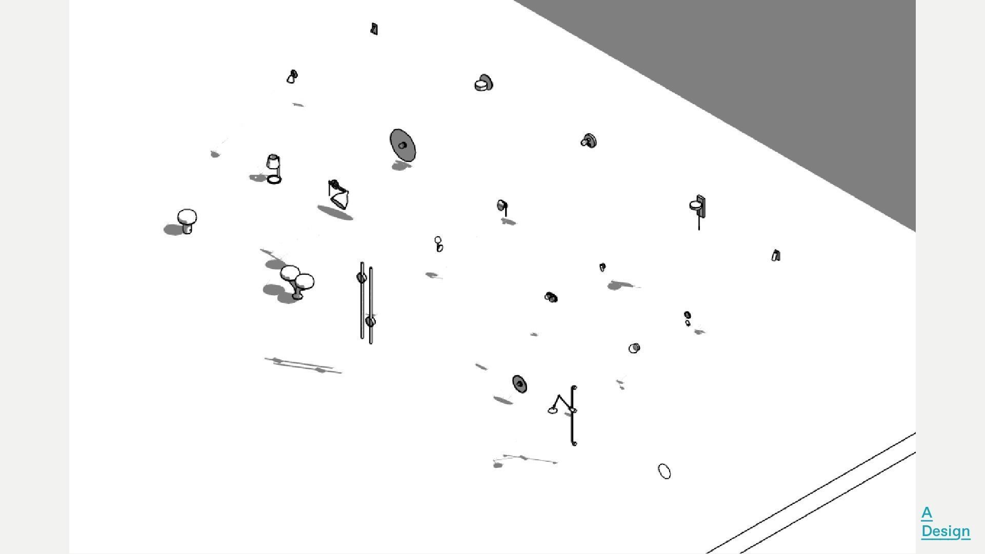 Wall lights - Pack of revit families 3D model | CGTrader