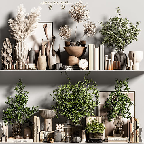 decorative set 62 3D model | CGTrader