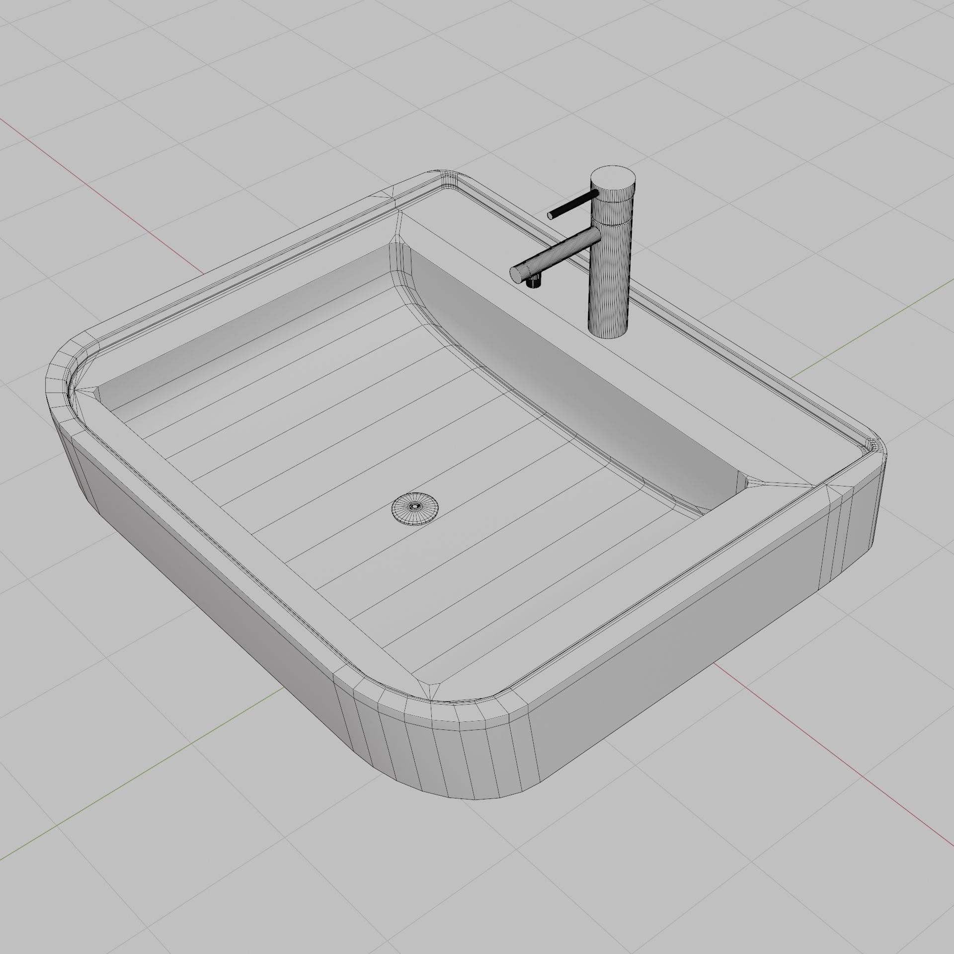 3D model Modern Bathroom Sink 3 VR / AR / low-poly | CGTrader
