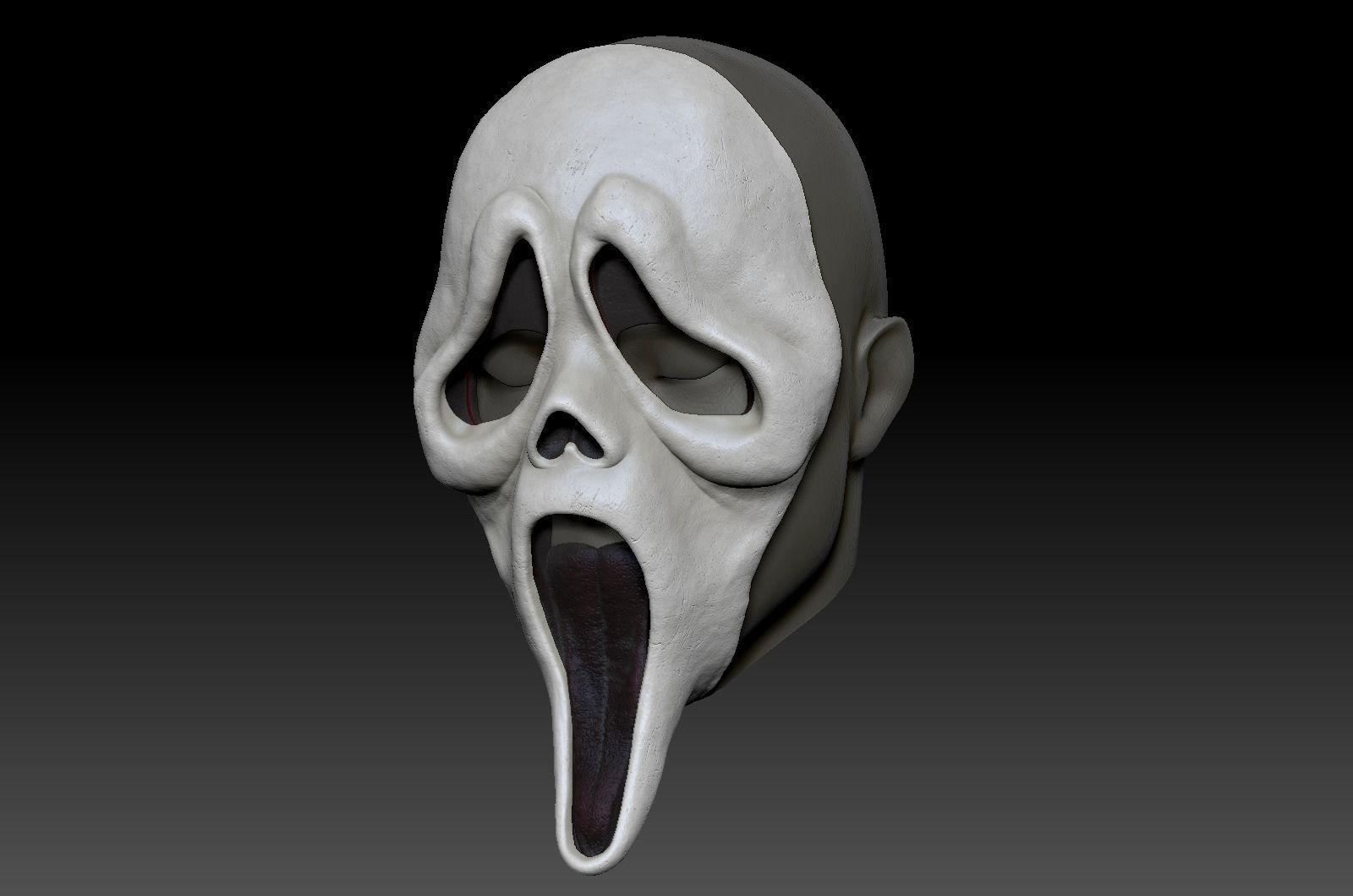 Scream Mask high model PBR materail 3D model | CGTrader