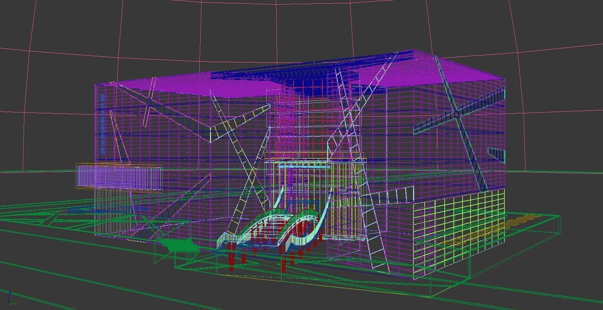 Library Modern Facade Texture | CGTrader