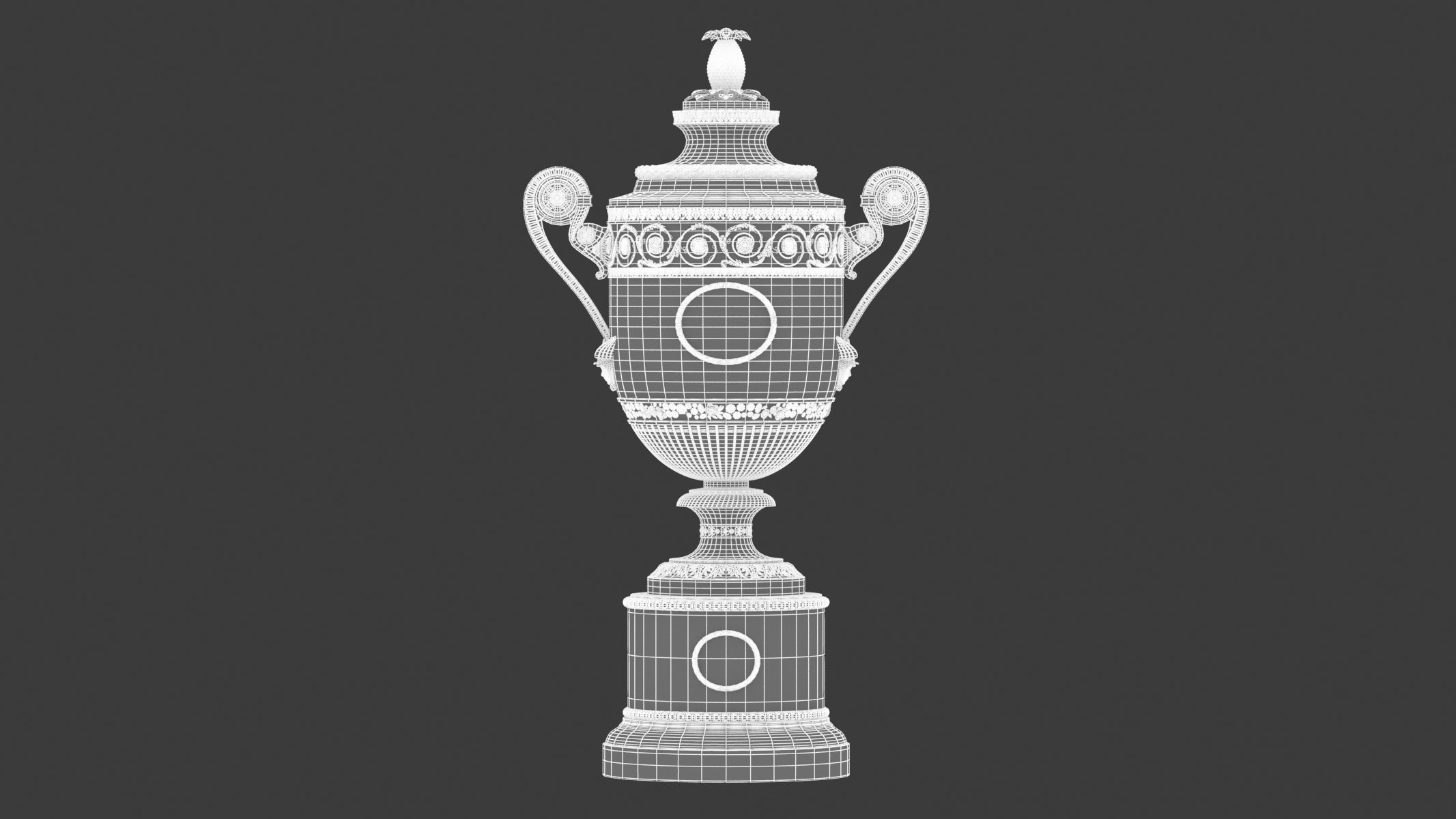 Wimbledon Cup Trophy 3D model | CGTrader