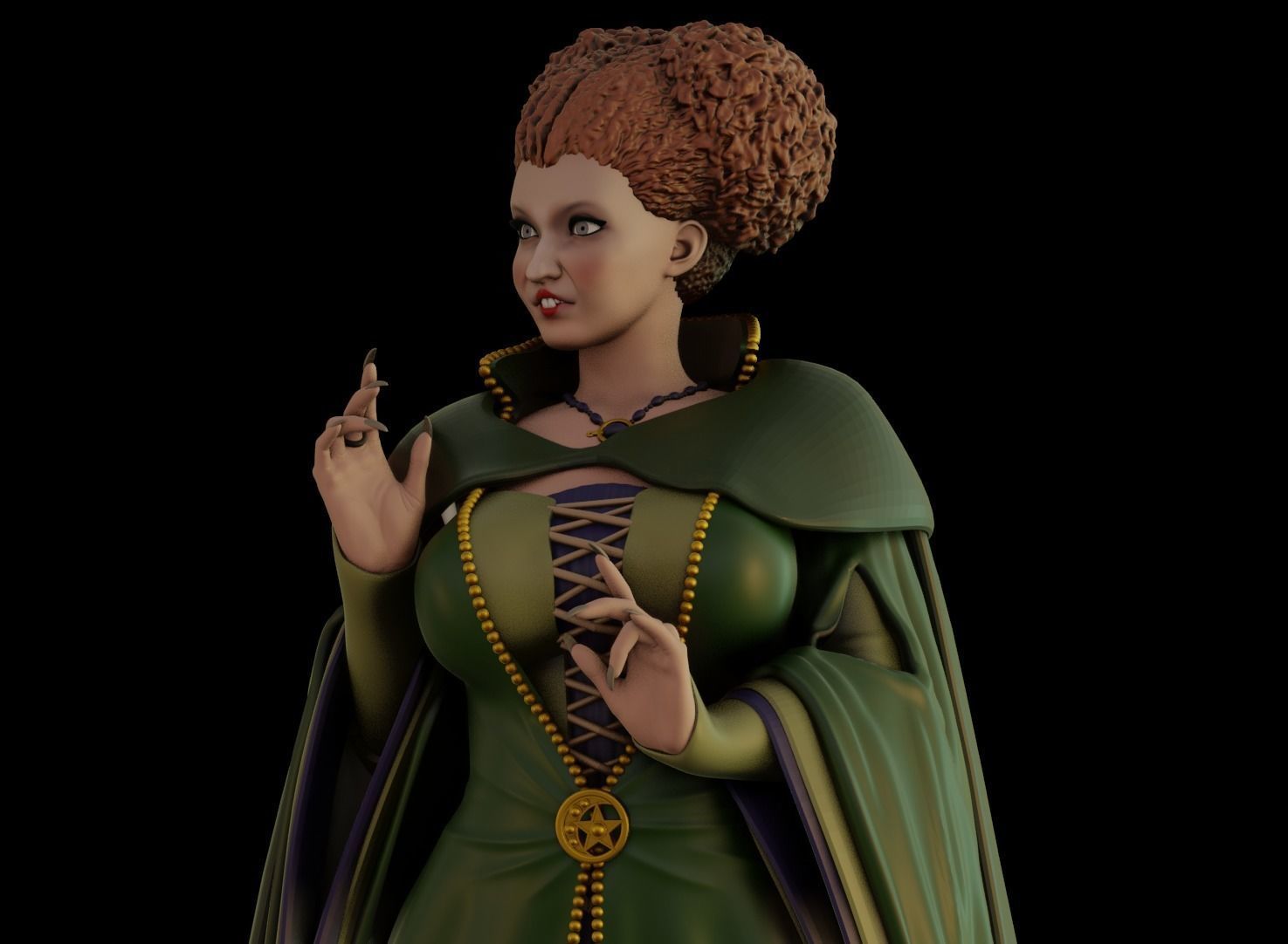Hocus Pocus Sanderson Sisters - 1to6 statue STL file 3D model 3D model ...