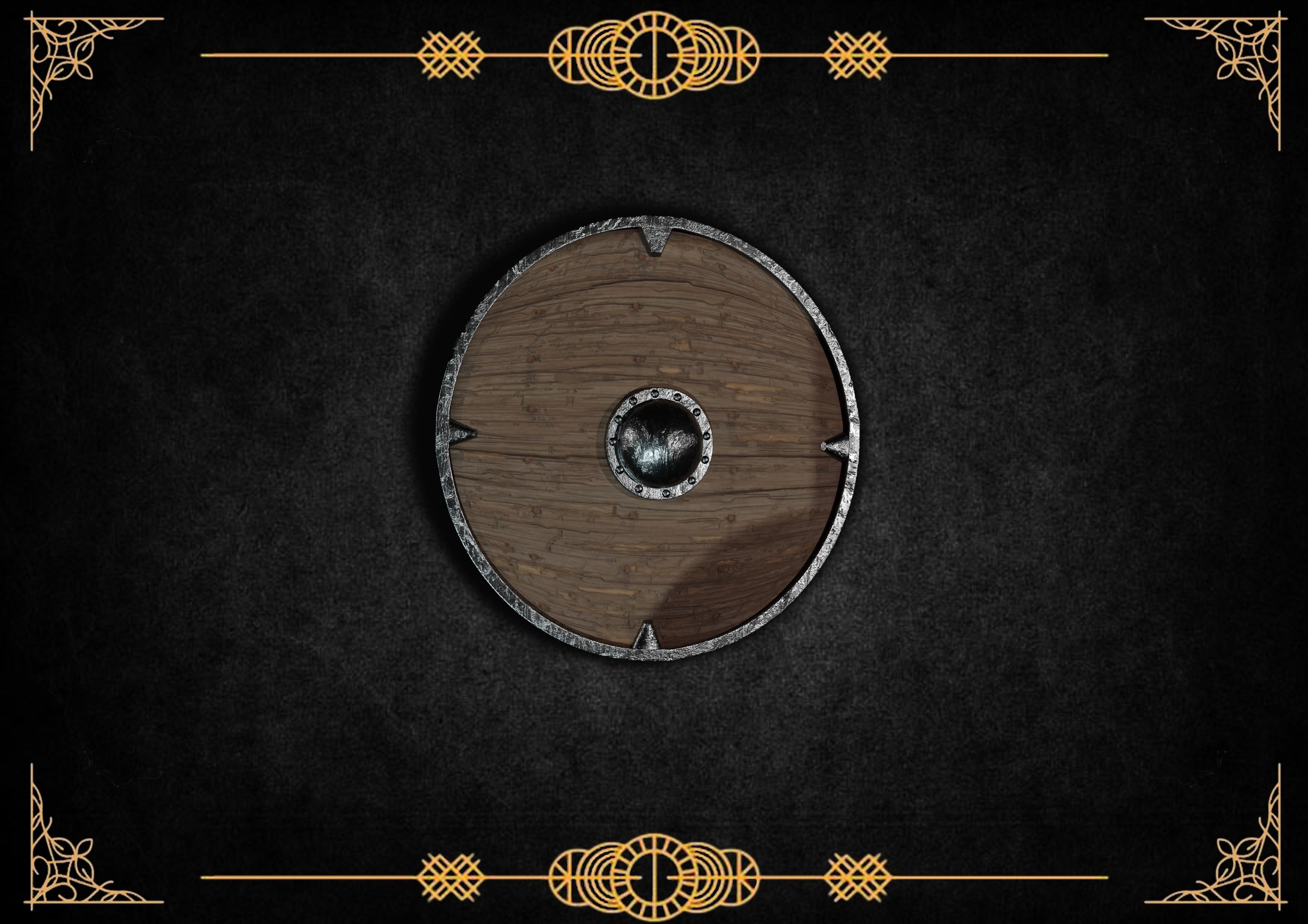 3D model shields pack VR / AR / low-poly | CGTrader