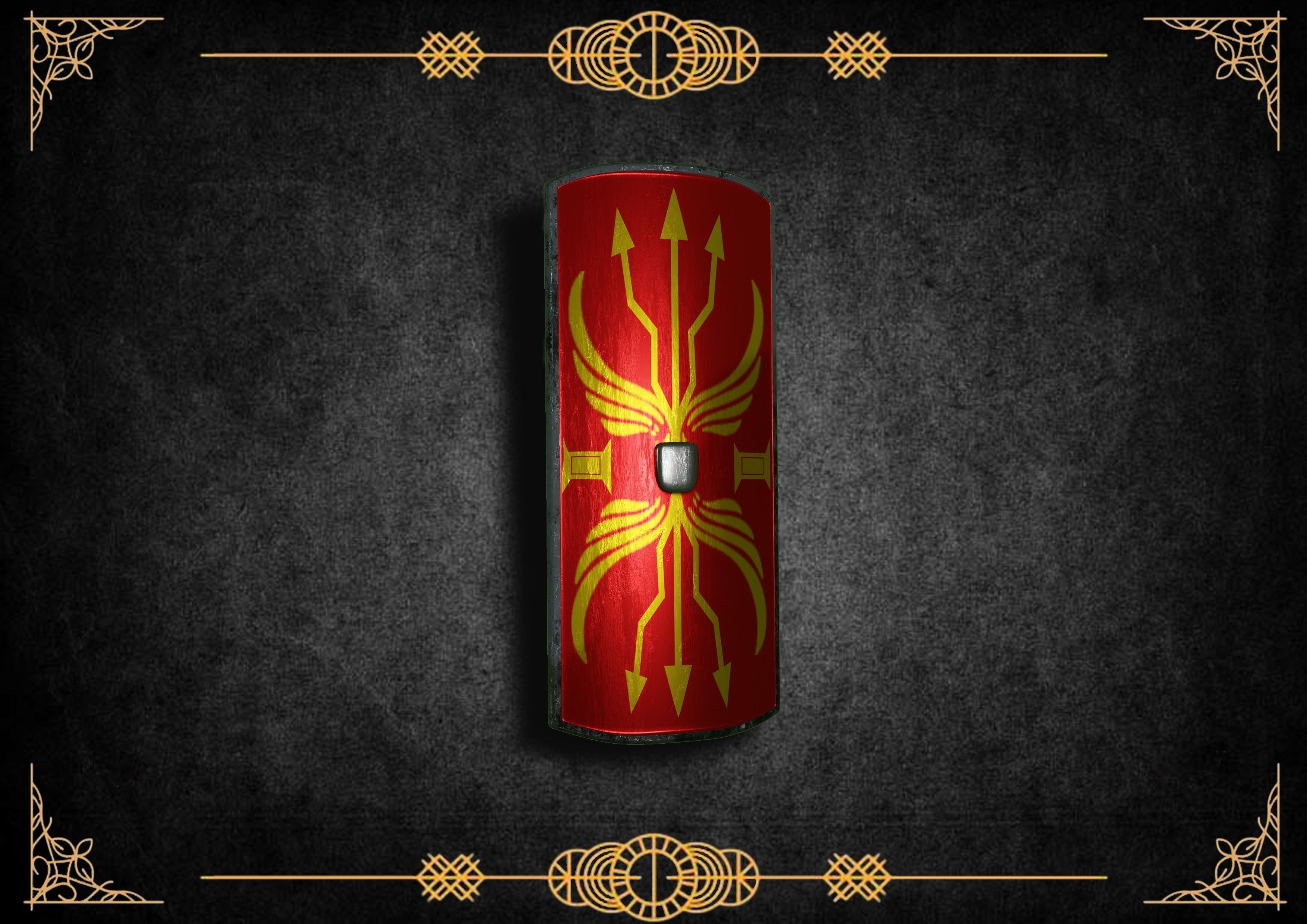 3D model shields pack VR / AR / low-poly | CGTrader