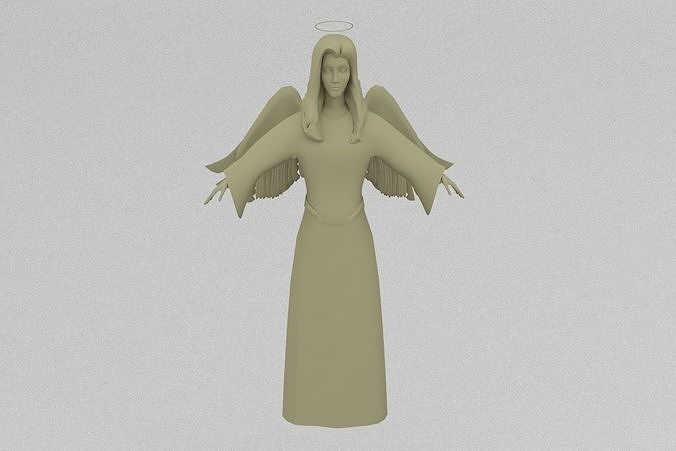 Christmas angel 3D model 3D printable | CGTrader