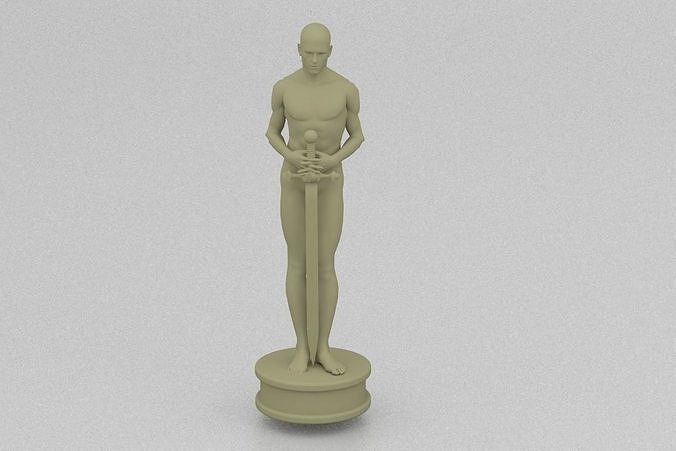 Oscar 3D model 3D printable | CGTrader