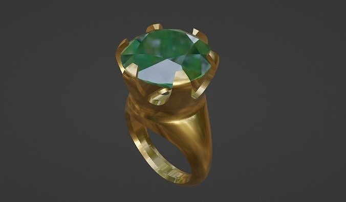 dome crown ring 3D model 3D printable | CGTrader
