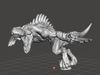 LIZARDMEN RAVAGER MINIATURE MODEL FANTASY GAMES DND AND RPG 3D model 3D ...