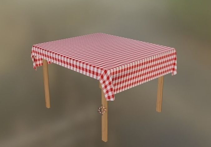 3D model Table with tablecloth for Fivem VR / AR / low-poly | CGTrader