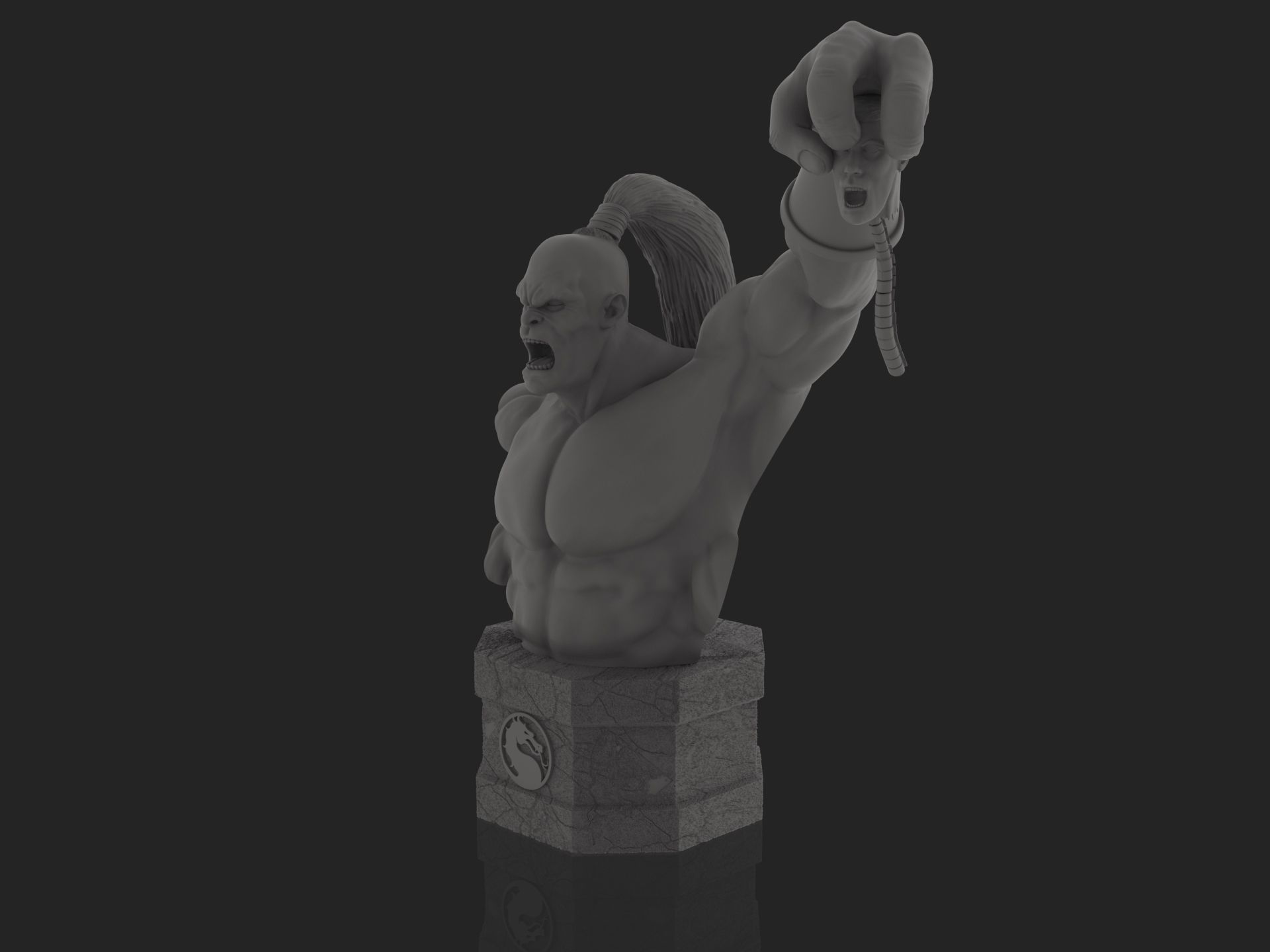 Goro Mortal Kombat 3D model 3D printable | CGTrader