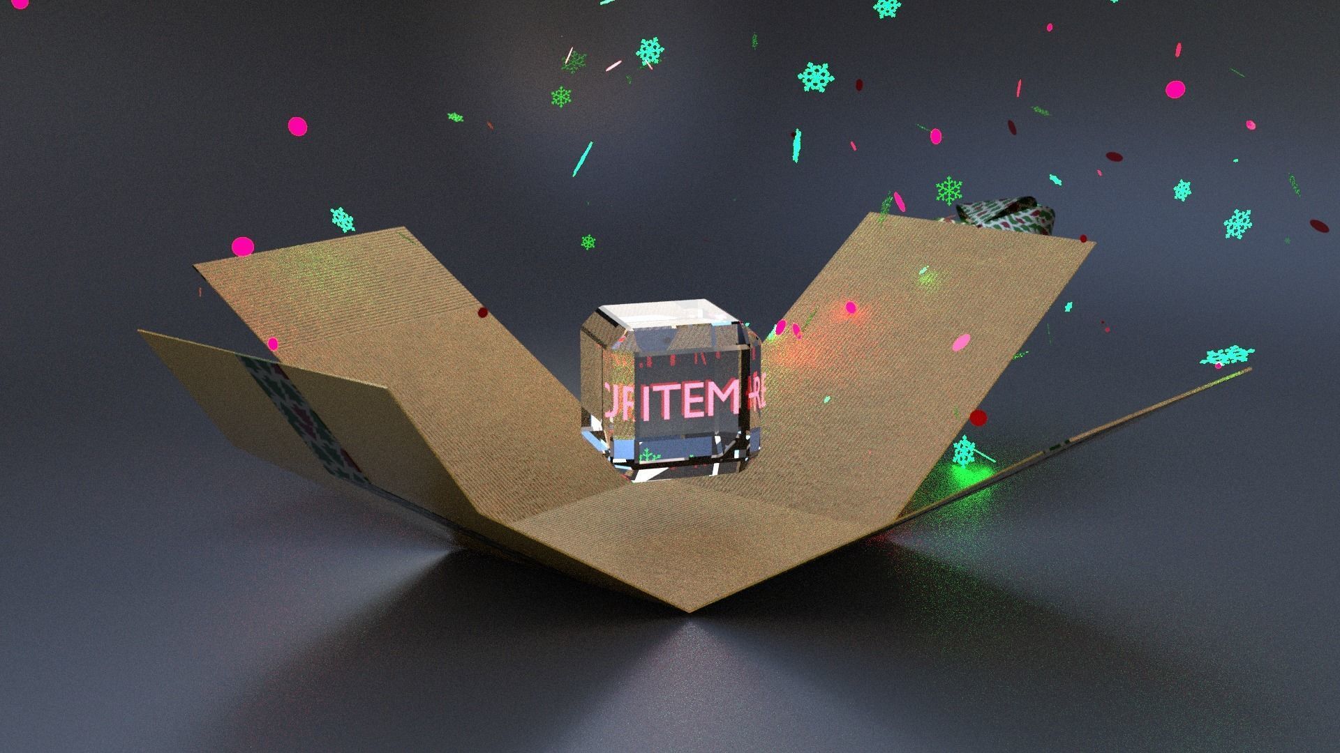 Animated Opening Present 3D model animated rigged | CGTrader