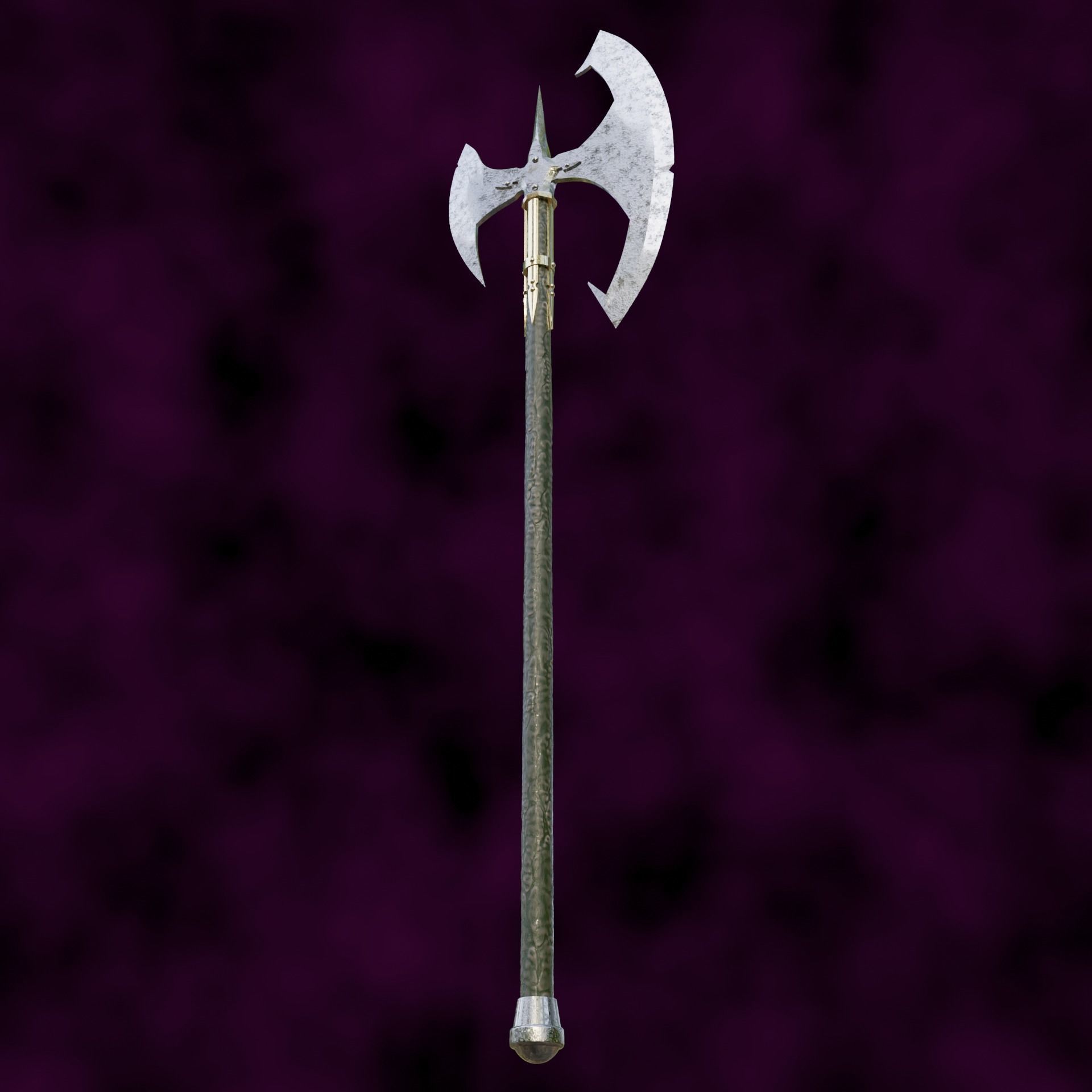 Fantasy Great Axe Baldurs Gate 3 3D model 3D printable | CGTrader