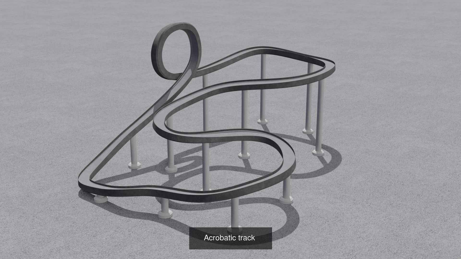 3D Model Collection Acrobatic Tracks VR / AR / low-poly | CGTrader