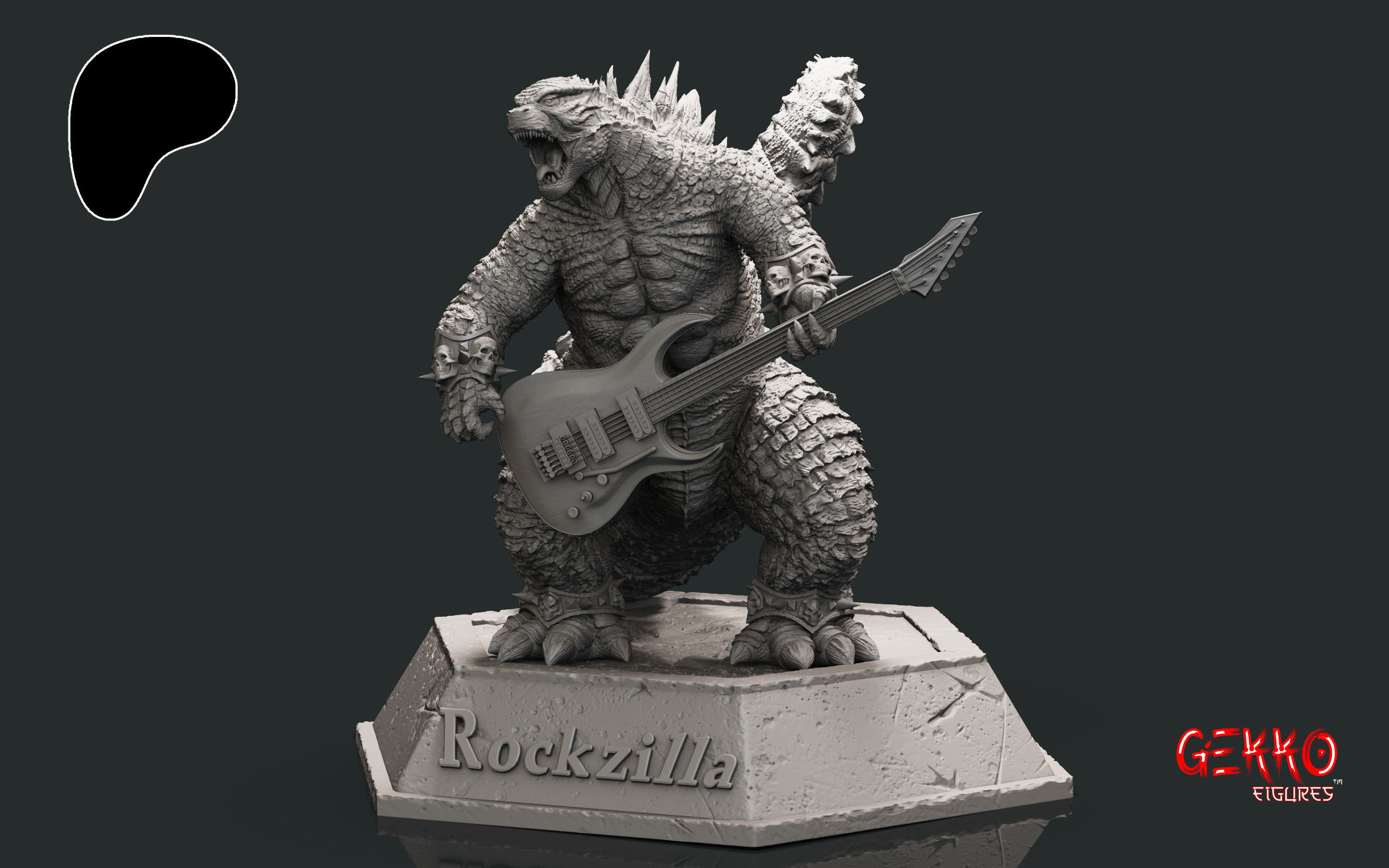 GODZILLA 3D model 3D printable | CGTrader