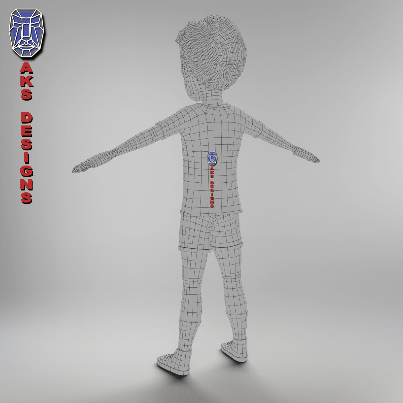 cartoon boy v4 base mesh free 3D model | CGTrader