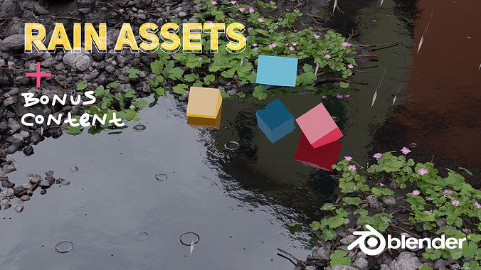 Rain Asset Pack and Bonus Content 3D model animated | CGTrader