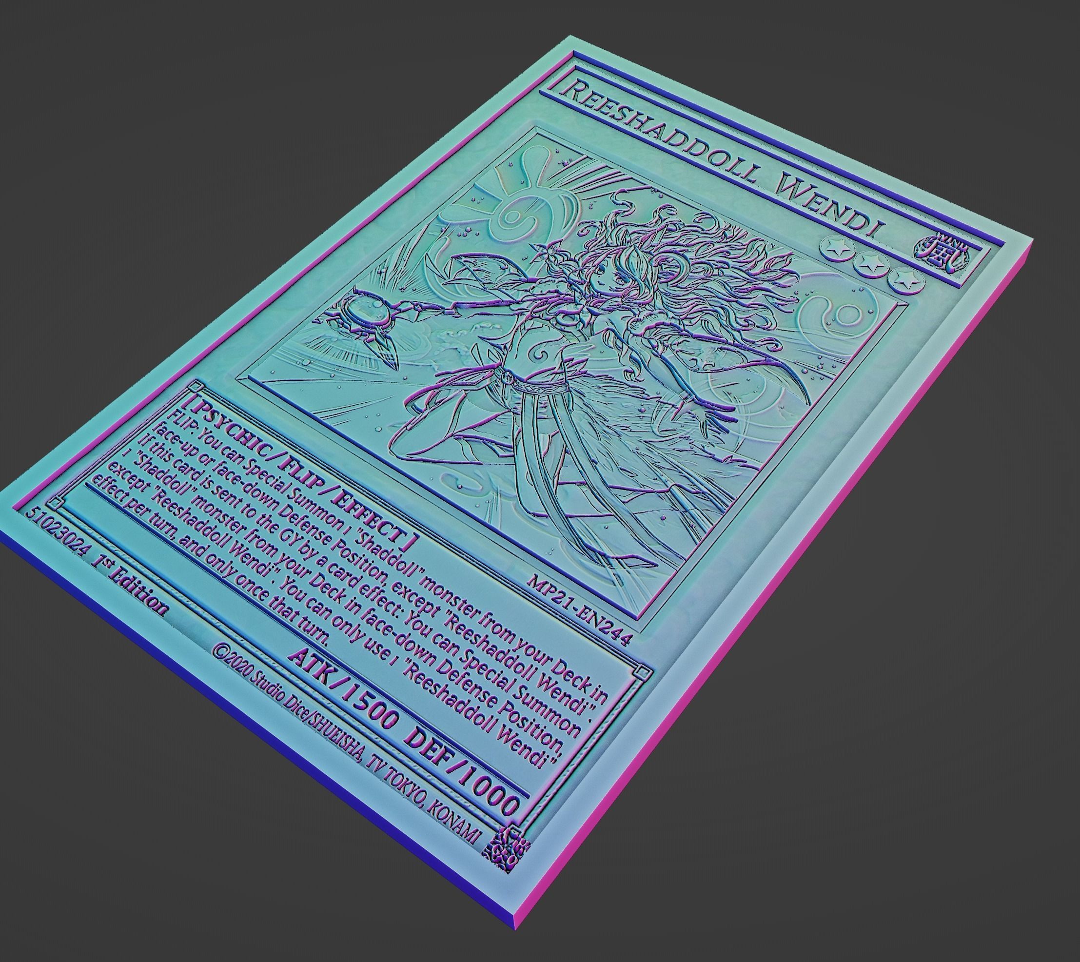reeshaddoll wendi - yugioh free 3D model 3D printable | CGTrader