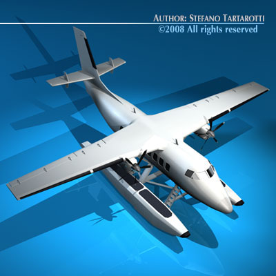 Floatplane seaplane 3D model | CGTrader