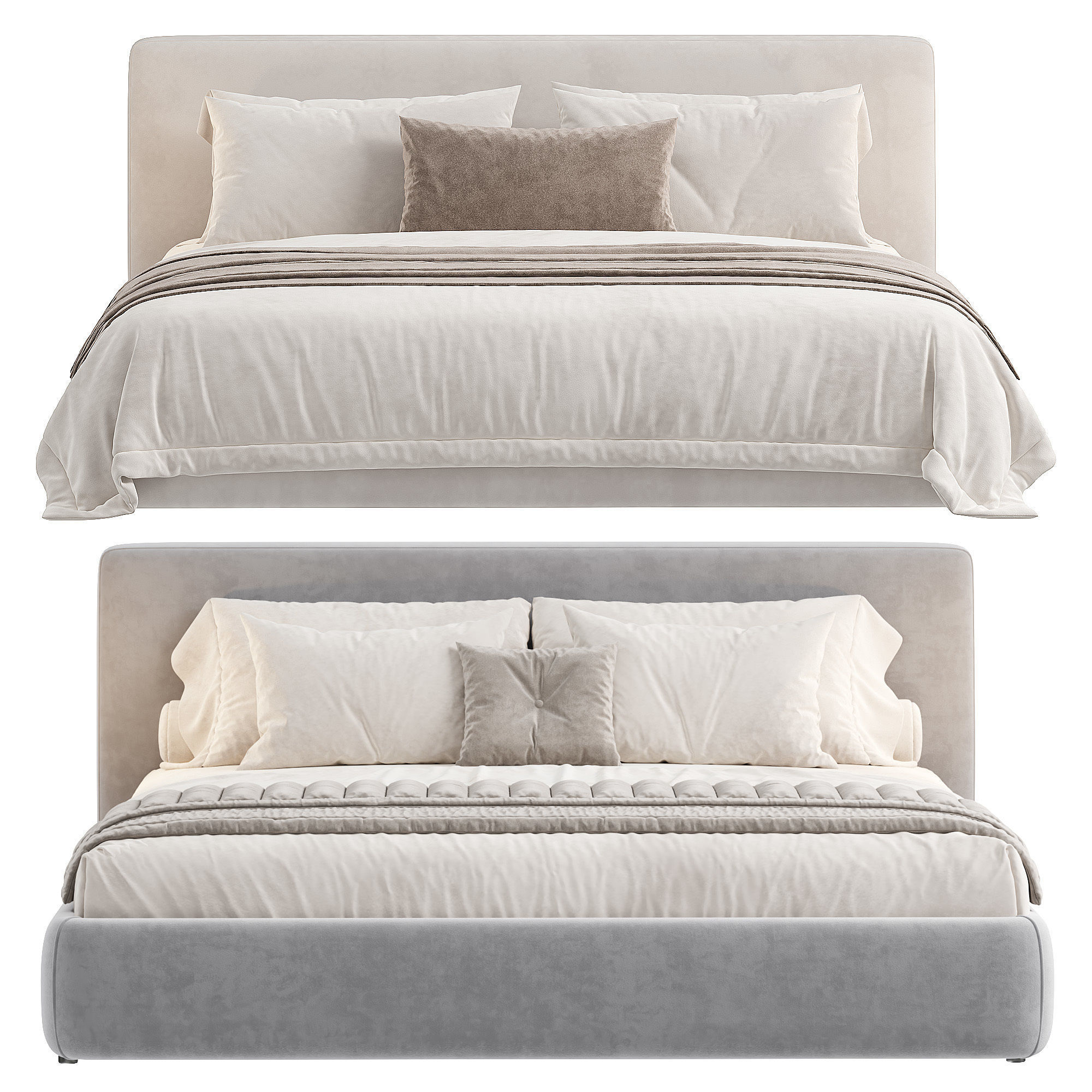 3D model Altea Bed VR / AR / low-poly | CGTrader