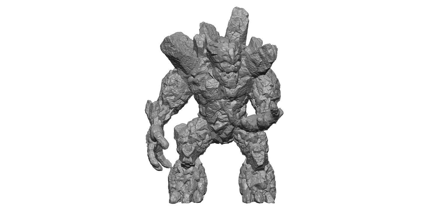 Stone Golem look 3D model 3D printable | CGTrader