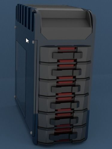 PC Case 3D Model OBJ BLEND | CGTrader.com