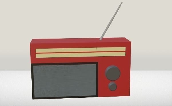 Radio LowPoly 3D model | CGTrader