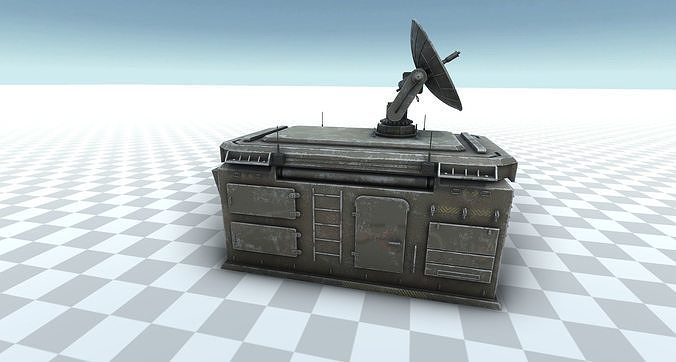 Military Radar Cabin 3D model | CGTrader